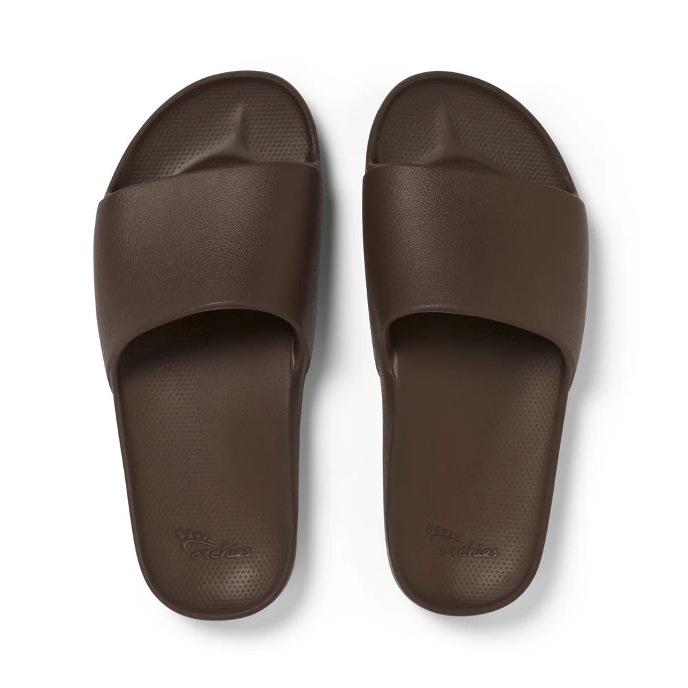 Archies Slides - Brown – Kearney Shoes
